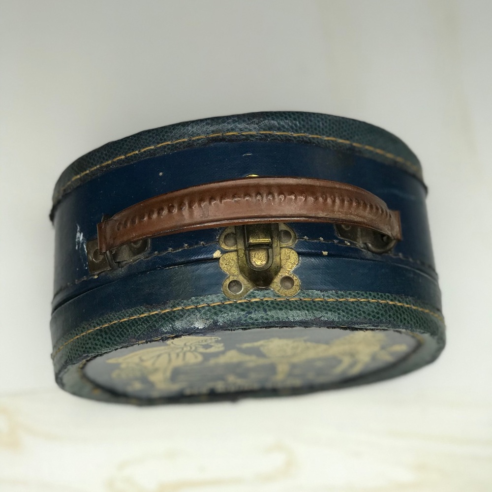 Antique Little Red Riding Hood Case Purse Lunchbox - Gem